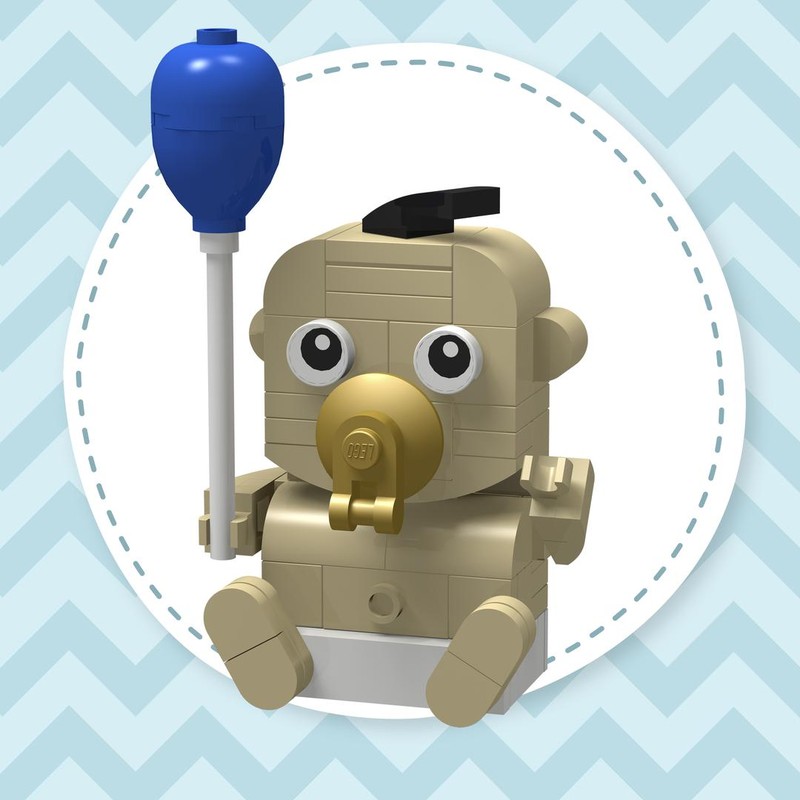 LEGO MOC Cute Baby by BrickChamps | Rebrickable - Build with LEGO
