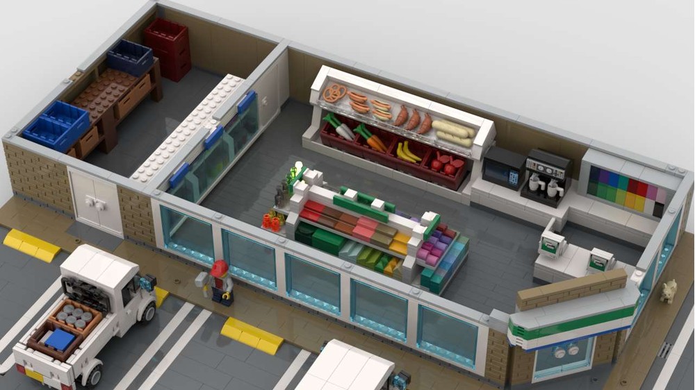 LEGO MOC Road Side Convenience Store (Family Mart) by doppiopug ...