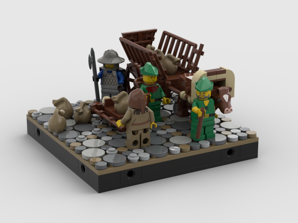 LEGO MOC Medieval scenery by Fips380 | Rebrickable - Build with LEGO