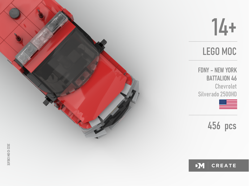 LEGO MOC FDNY - New York - Battalion 46 - Chevrolet Silverado 2500HD by ...