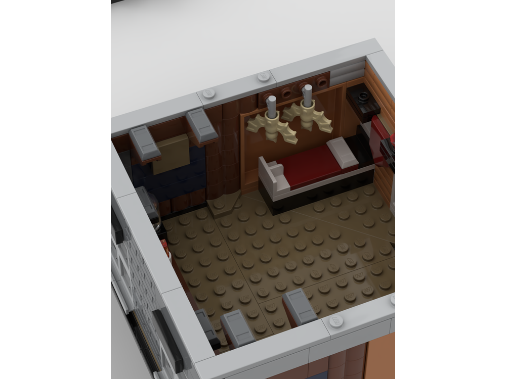 LEGO MOC Reversible Modular 12 Grimmauld Place by Noobricks | Rebrickable - Build with LEGO