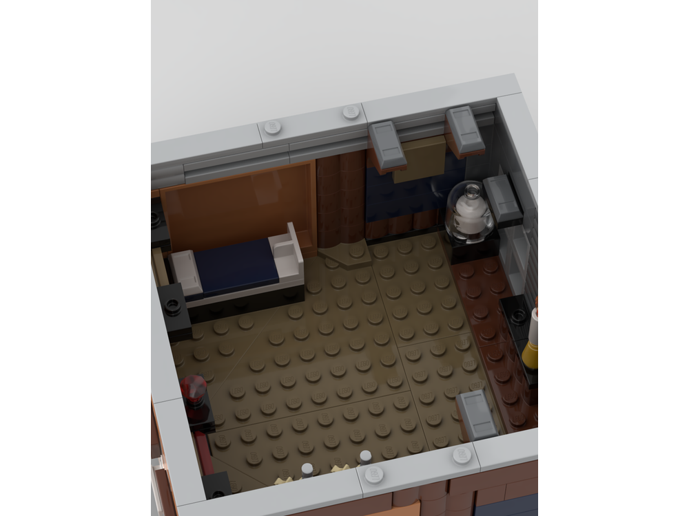 LEGO MOC Reversible Modular 12 Grimmauld Place by Noobricks | Rebrickable - Build with LEGO