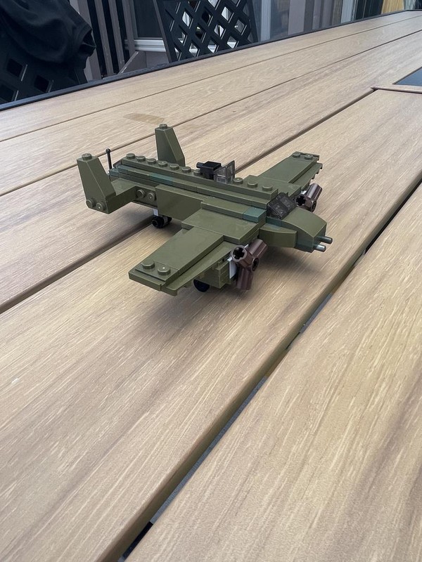 LEGO MOC Microscale B-25J Mitchell, Flying Superfortress by ...