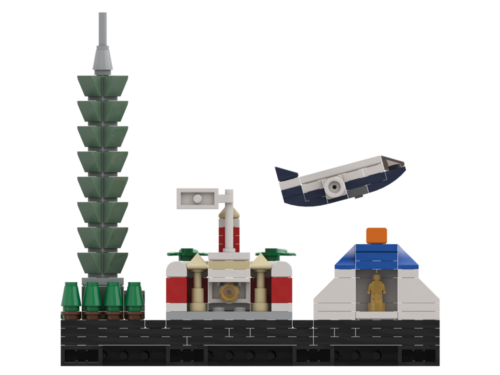 Lego Moc Taiwan Postcard By Edwlego Rebrickable Build With Lego