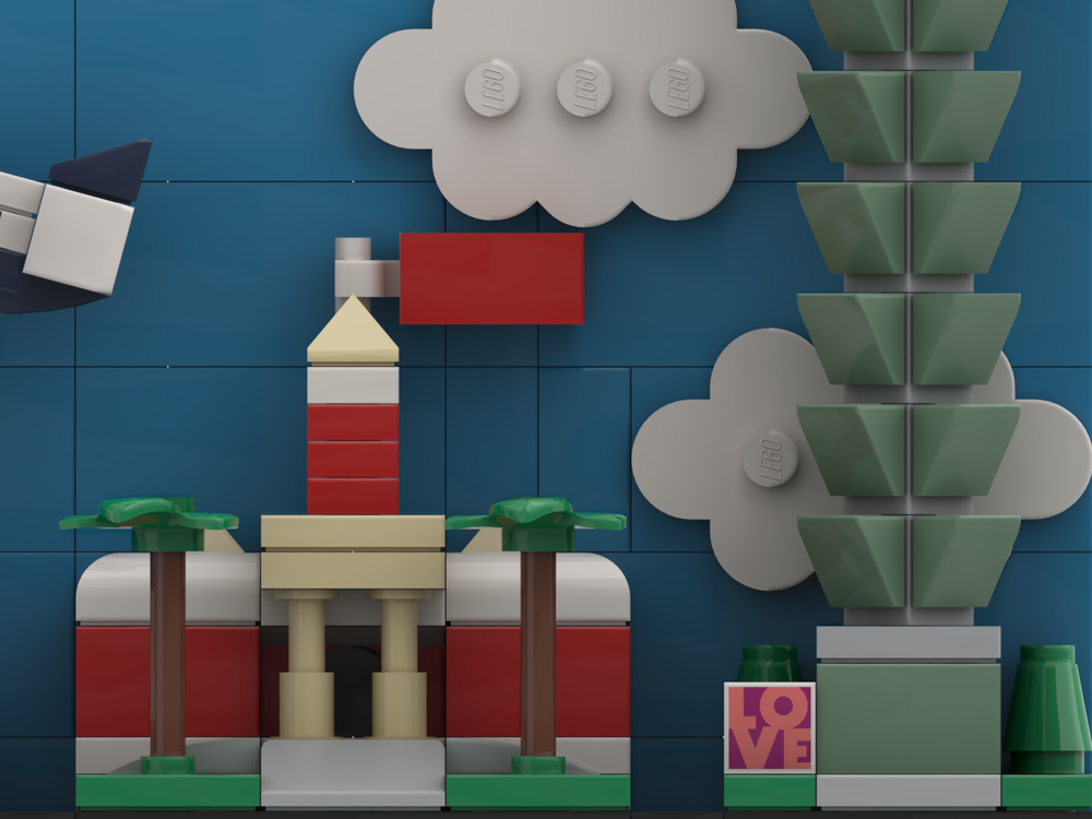 LEGO MOC Taiwan postcard by ed.w.lego | Rebrickable - Build with LEGO