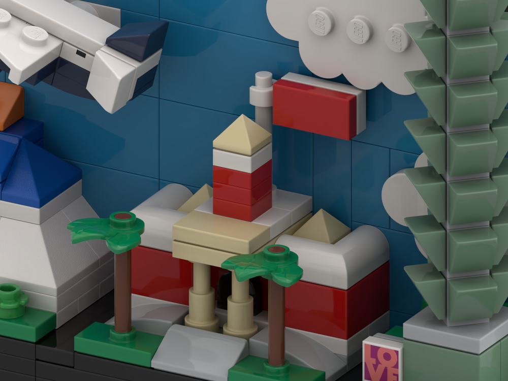 Lego Moc Taiwan Postcard By Edwlego Rebrickable Build With Lego