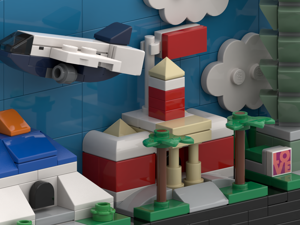 Lego Moc Taiwan Postcard By Edwlego Rebrickable Build With Lego