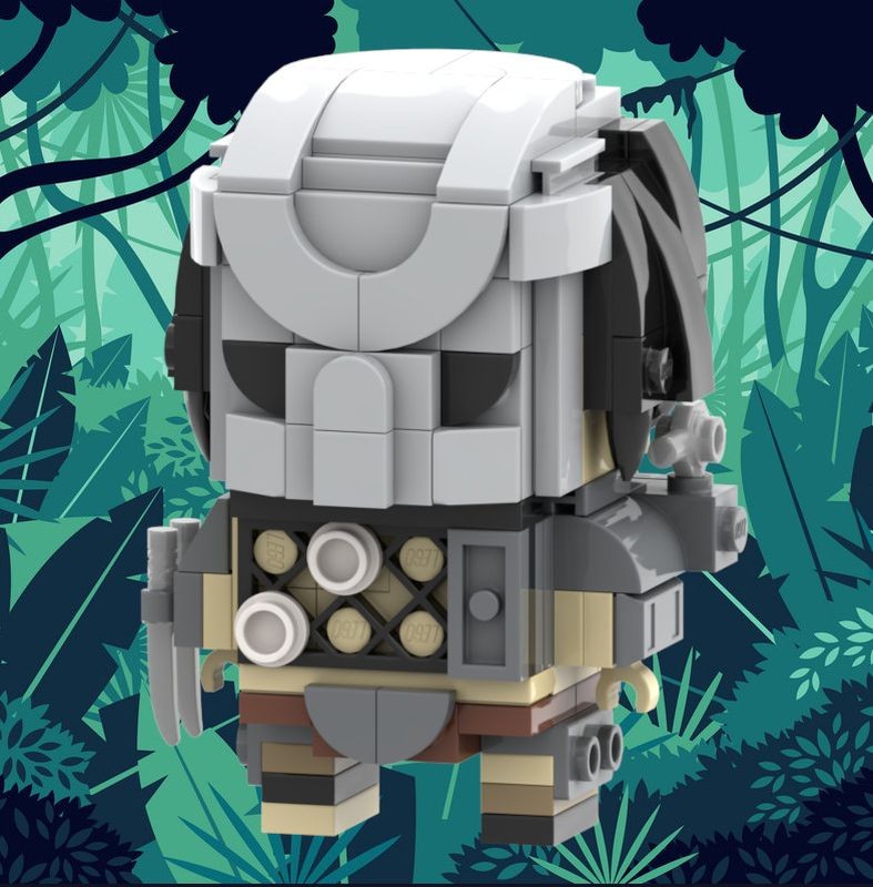 LEGO MOC Predator Brickeadz by Back 2 Brick | Rebrickable - Build with LEGO