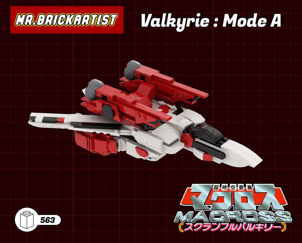 LEGO MOC Robotech / Macross Valkyrie A - Ship mode by MrBrickArtist ...