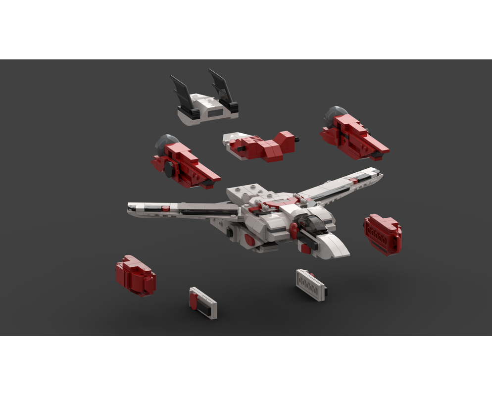 LEGO MOC Robotech / Macross Valkyrie A - Ship mode by MrBrickArtist ...