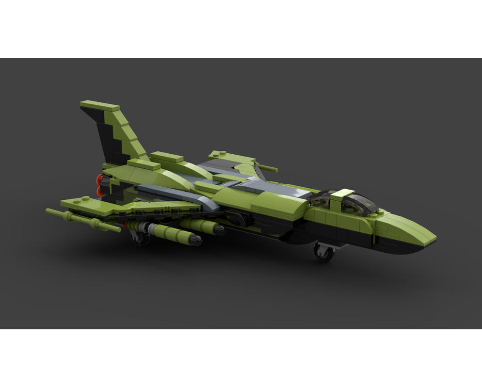 LEGO MOC Neon Ultra Jet by MrBrickArtist | Rebrickable - Build with LEGO