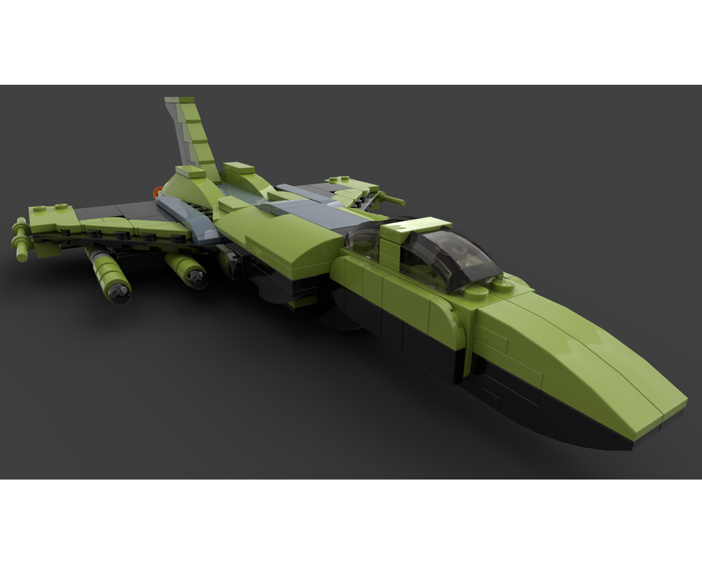 LEGO MOC Neon Ultra Jet by MrBrickArtist | Rebrickable - Build with LEGO
