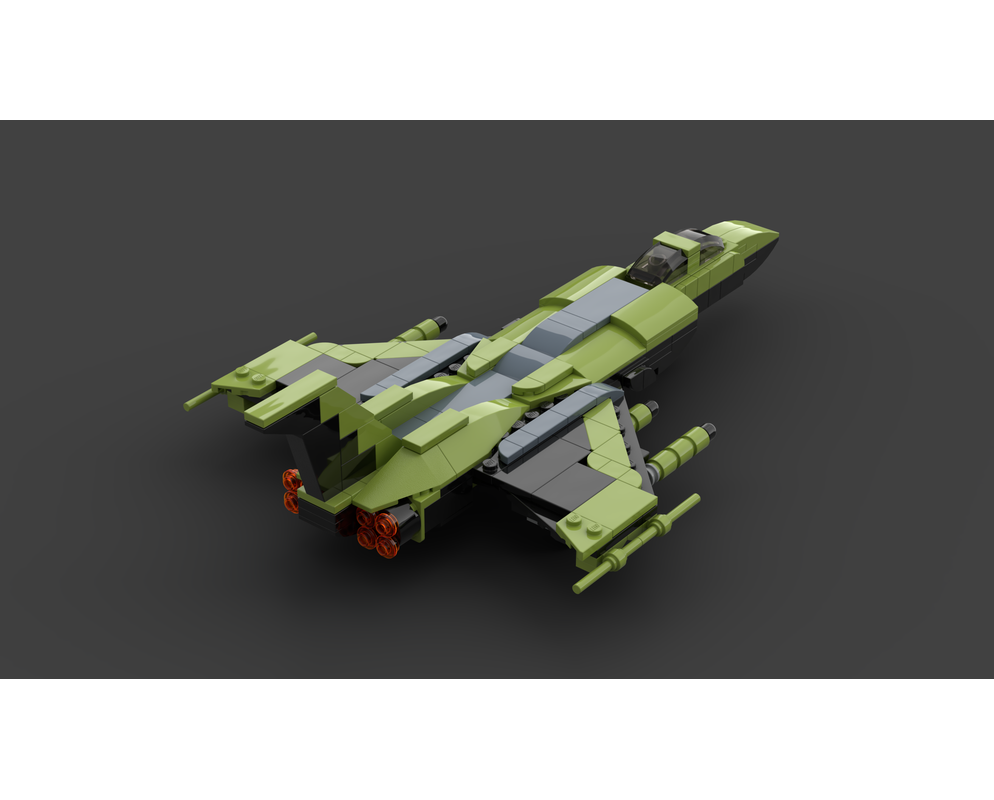 LEGO MOC Neon Ultra Jet by MrBrickArtist | Rebrickable - Build with LEGO