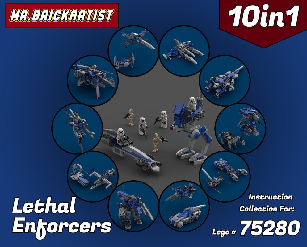 LEGO MOC Lethal Enforcers : 10in1 for #75280 by MrBrickArtist ...