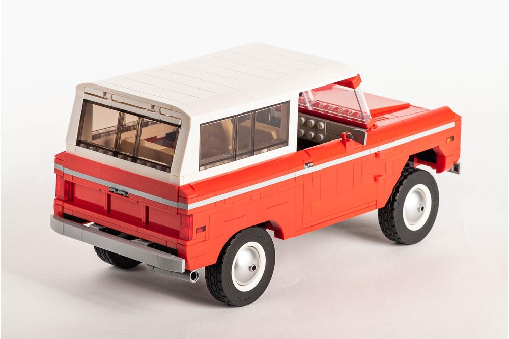 Lego Moc Ford Bronco Classic By Fanislego Rebrickable Build With Lego