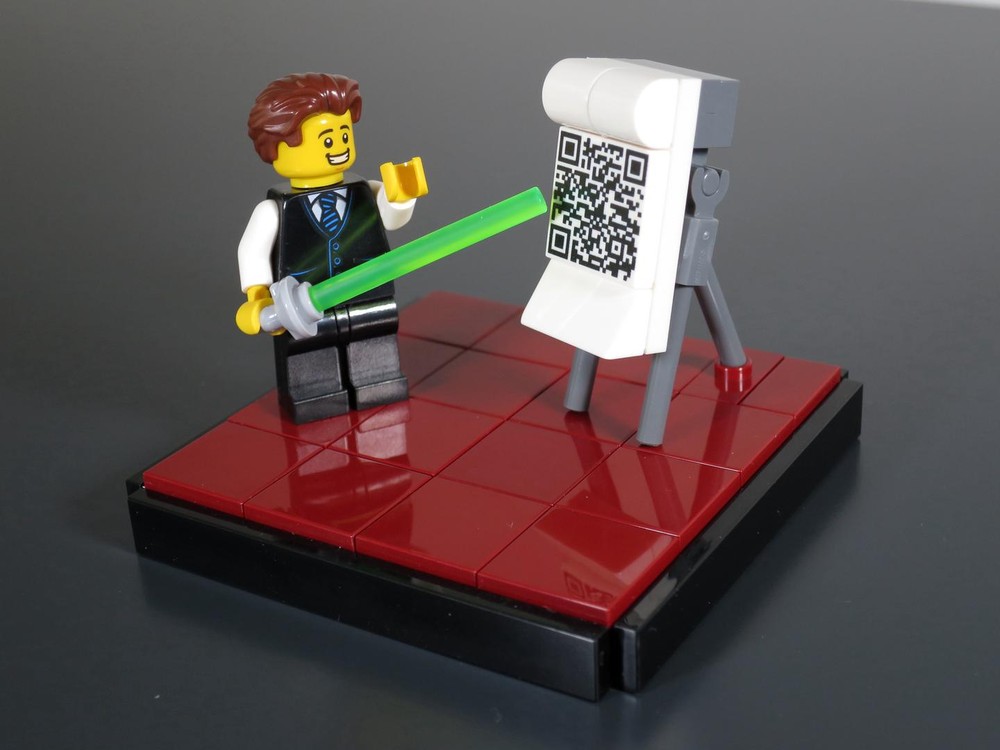 LEGO MOC Flip Chart and Laser Pointer by lunabricks | Rebrickable ...
