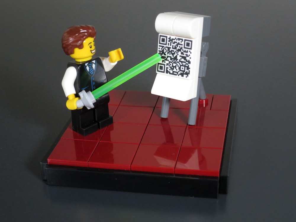 LEGO MOC Flip Chart and Laser Pointer by lunabricks | Rebrickable ...