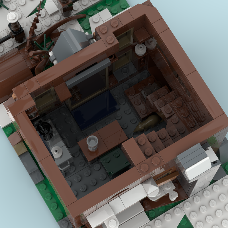 LEGO MOC Modular Abandoned House Modification 76407 by Check_out_my ...