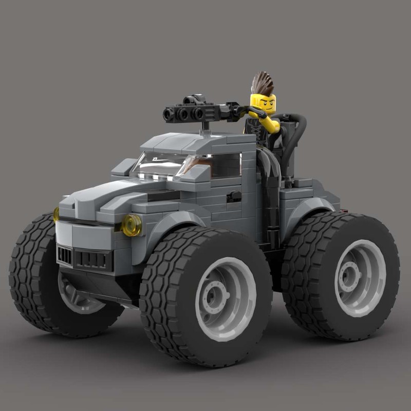 LEGO MOC Mad Max car: The Big Foot by Dbricks238 | Rebrickable - Build ...
