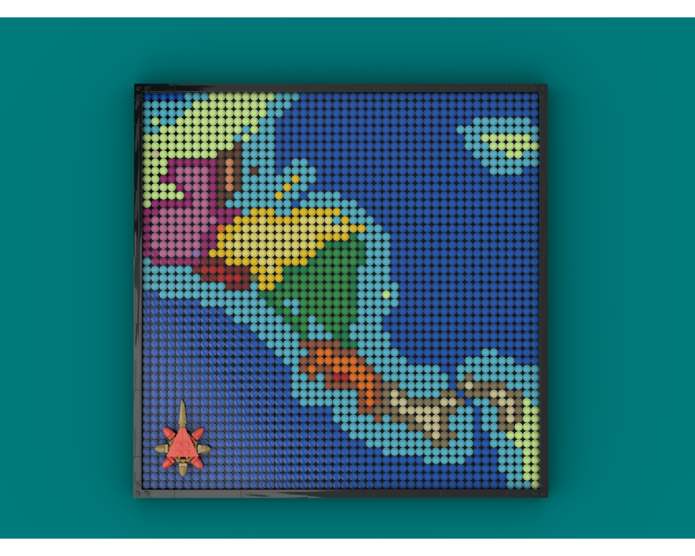 LEGO MOC Central America Map by hrodas | Rebrickable - Build with LEGO