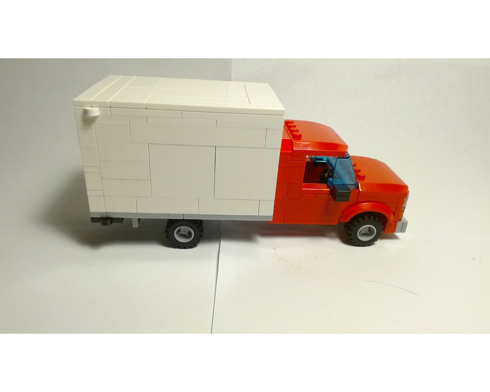 Lego Moc Box Truck Application By Farmyfrank10 Rebrickable Build