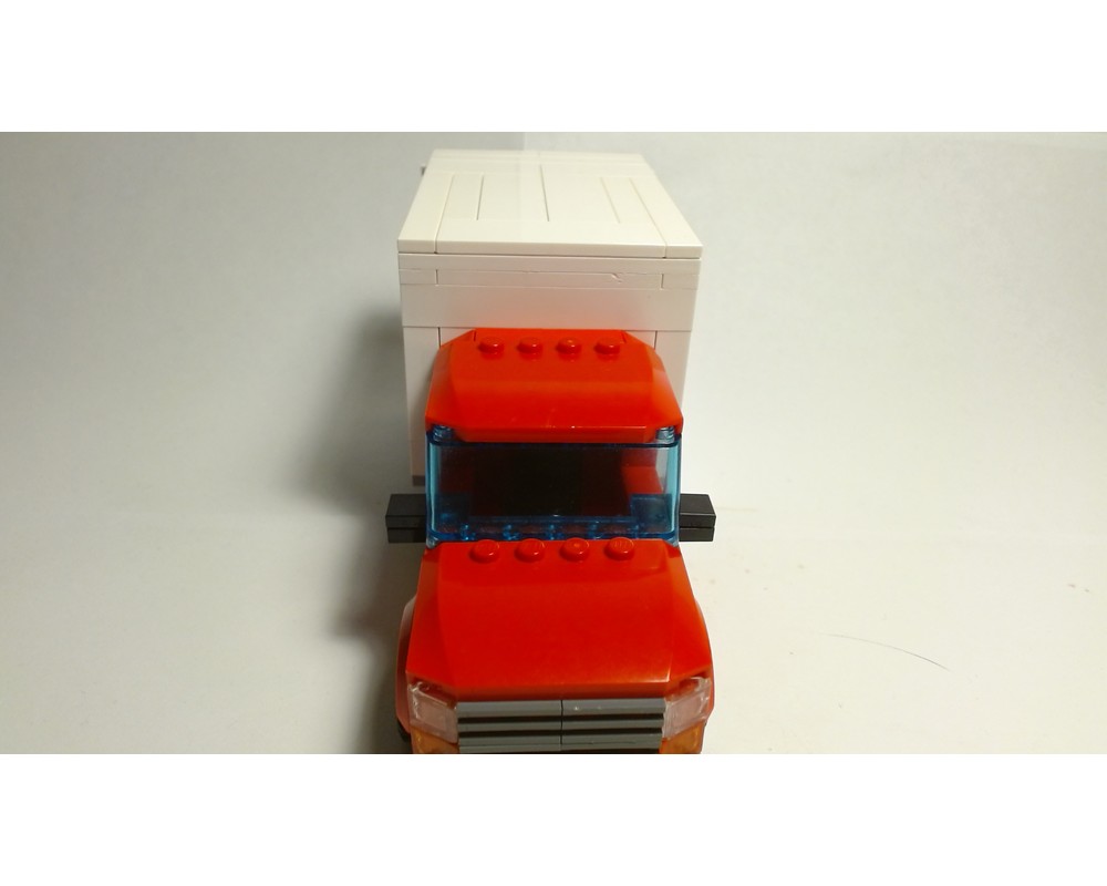 Lego Moc Box Truck Application By Farmyfrank10 Rebrickable Build