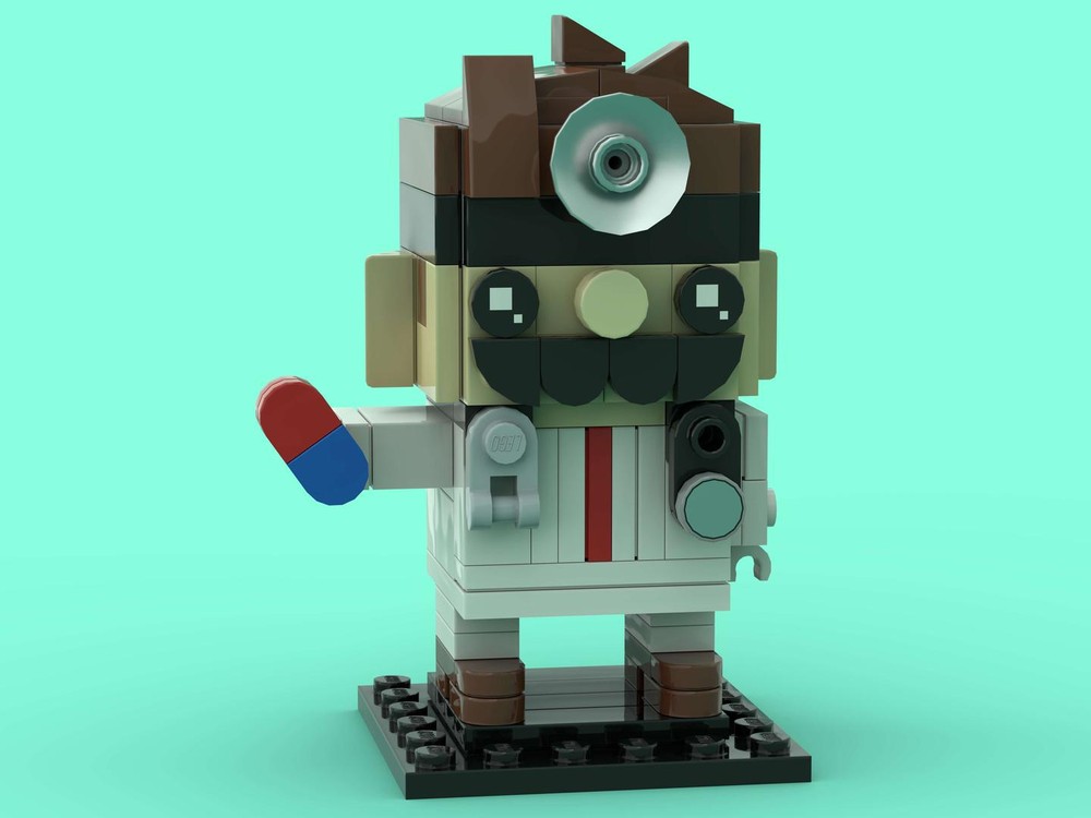 LEGO MOC Dr Mario by Puremadness | Rebrickable - Build with LEGO