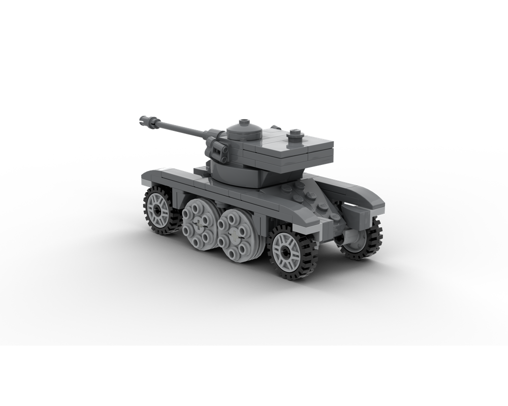 Lego Moc Panhard Ebr 1954 And 1963 Minifig Scale 142 By Qwinter