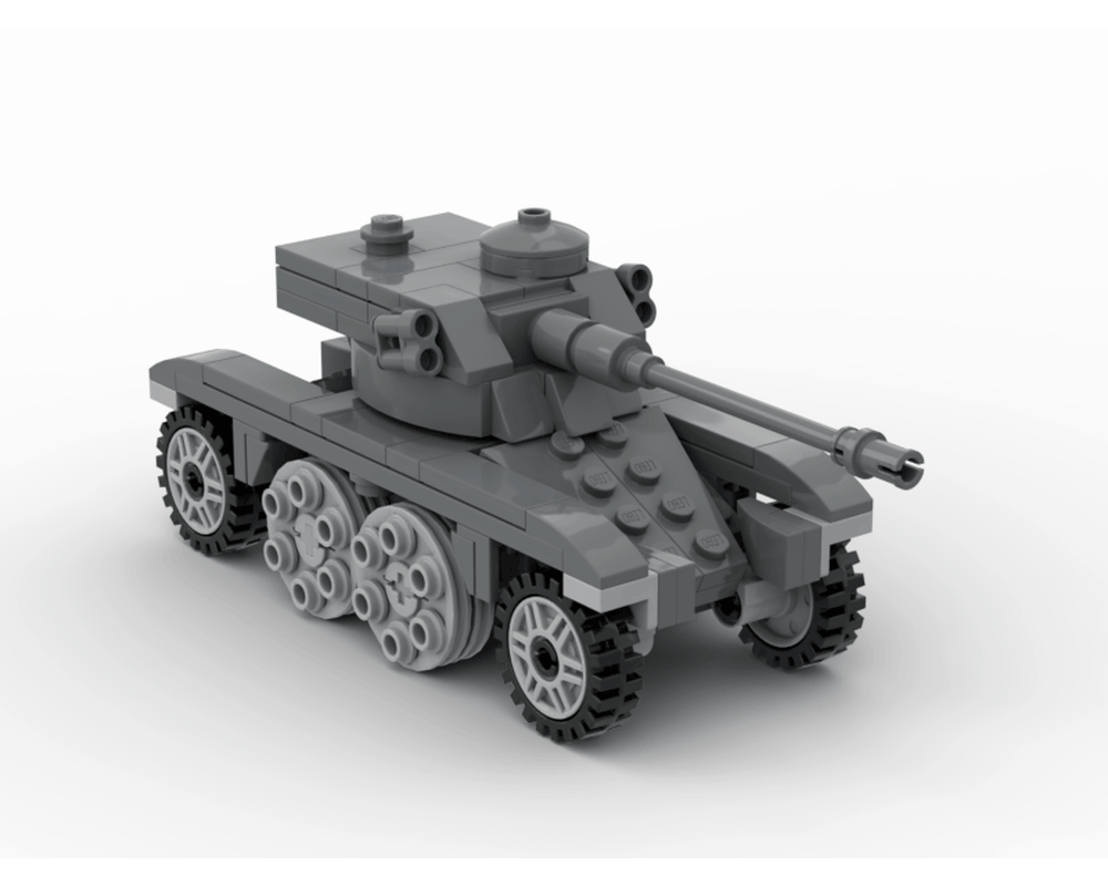 Lego Moc Panhard Ebr 1954 And 1963 Minifig Scale 142 By Qwinter