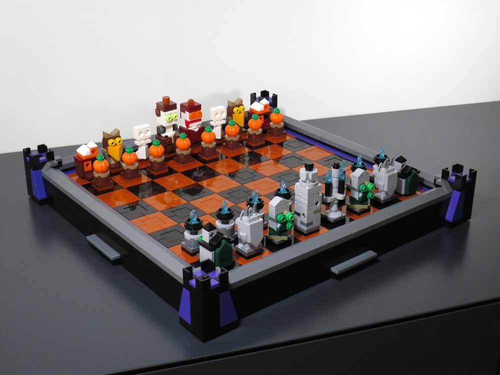 LEGO MOC Helloween Chess Set by lunabricks | Rebrickable - Build with LEGO