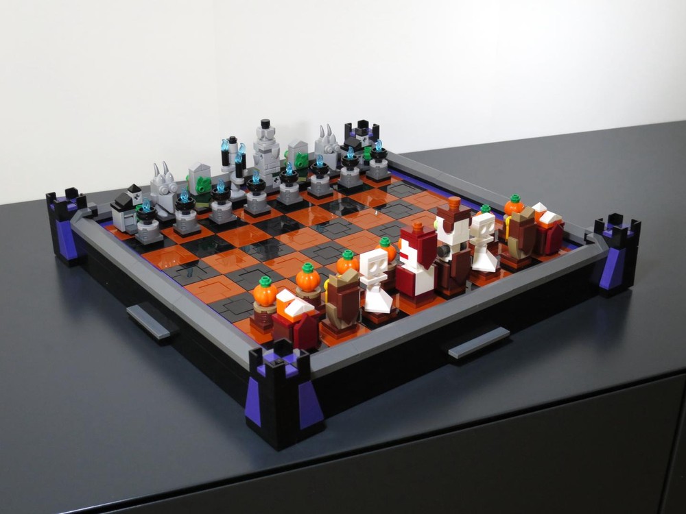 LEGO MOC Helloween Chess Set by lunabricks | Rebrickable - Build with LEGO