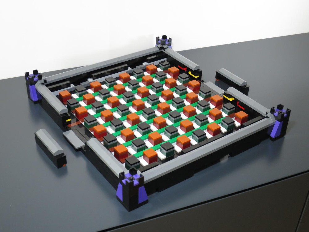 Lego Moc Helloween Chess Set By Lunabricks Rebrickable Build With Lego