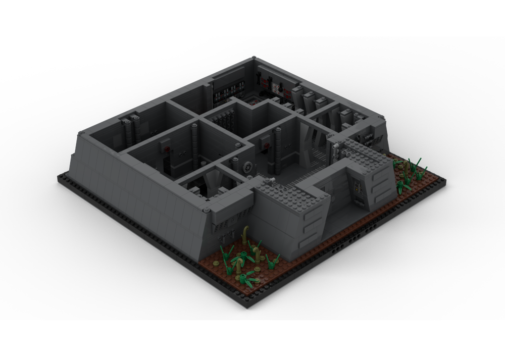 Lego Moc Sw Imperial Bunker On Endor By Sarinoo90 Rebrickable