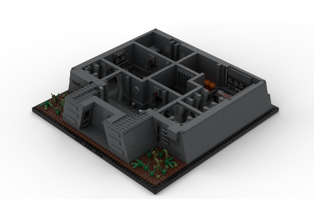 LEGO MOC SW - Imperial Bunker on Endor by Sarinoo90 | Rebrickable ...
