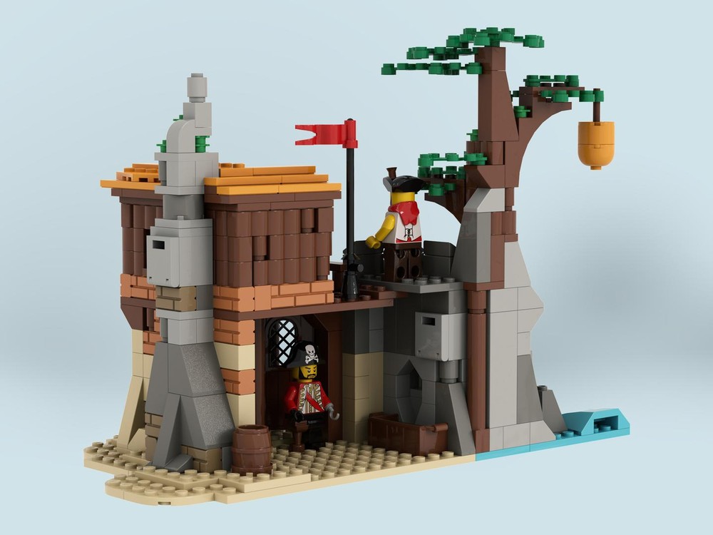 Lego Moc Pirate Island By Brick98989 Rebrickable Build With Lego