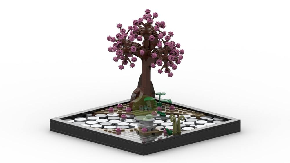 LEGO MOC Cherry tree road mark by 8wideisbetter | Rebrickable - Build ...