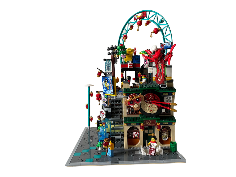 LEGO MOC 80036 City of Lanterns Corner Alternate Build by re-bricked ...