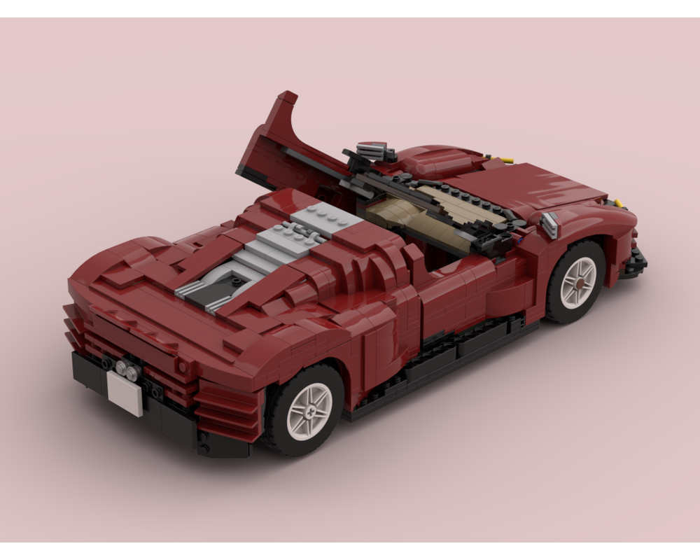 LEGO MOC Ferrari Daytona SP3 by CreationCaravan (Brad Barber ...