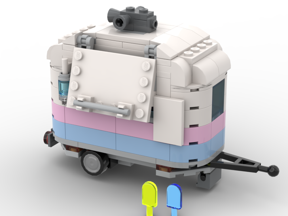 LEGO MOC Ice Cream Caravan by Nitweiy | Rebrickable - Build with LEGO