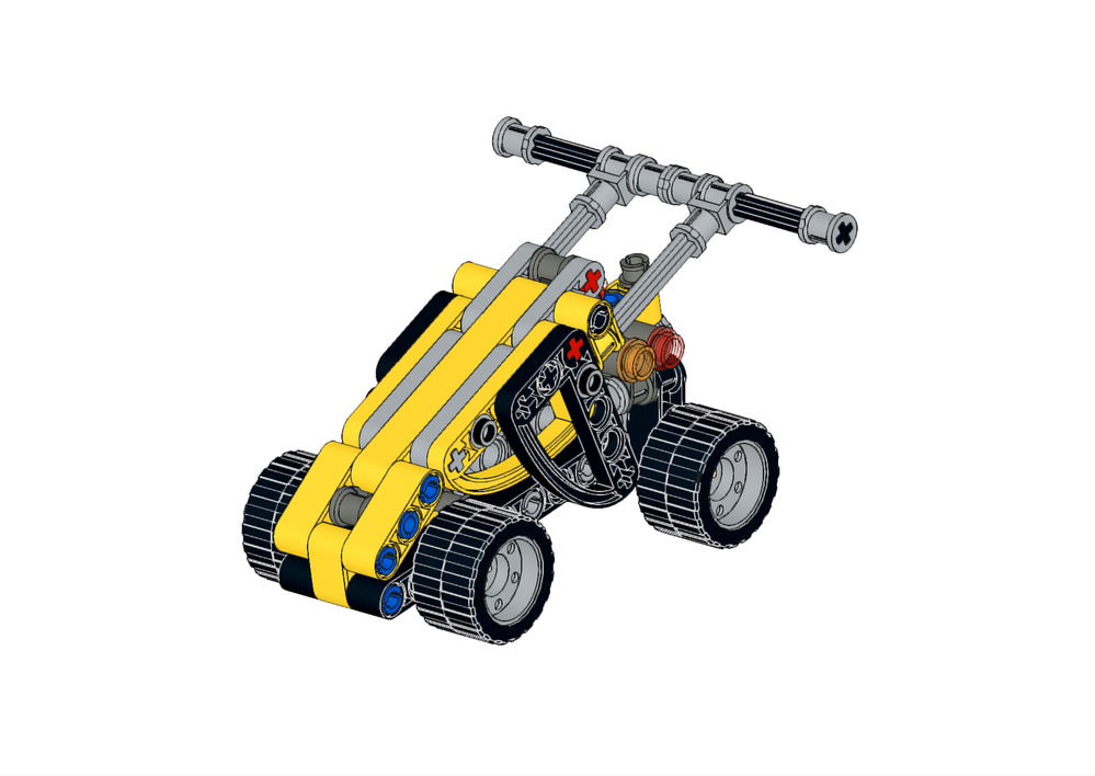 LEGO MOC Funny Buggy by NARP | Rebrickable - Build with LEGO