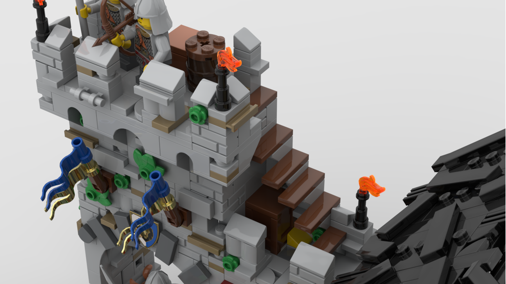 Lego Moc Medieval Harbor By Jk Brick Rebrickable Build With Lego