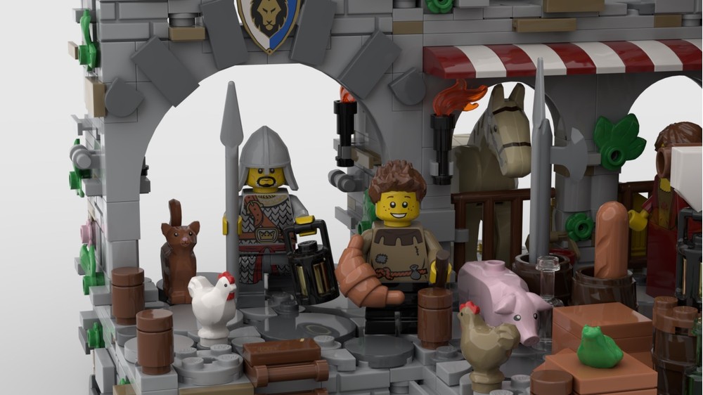 LEGO MOC Medieval Harbor by J.K. Brick | Rebrickable - Build with LEGO