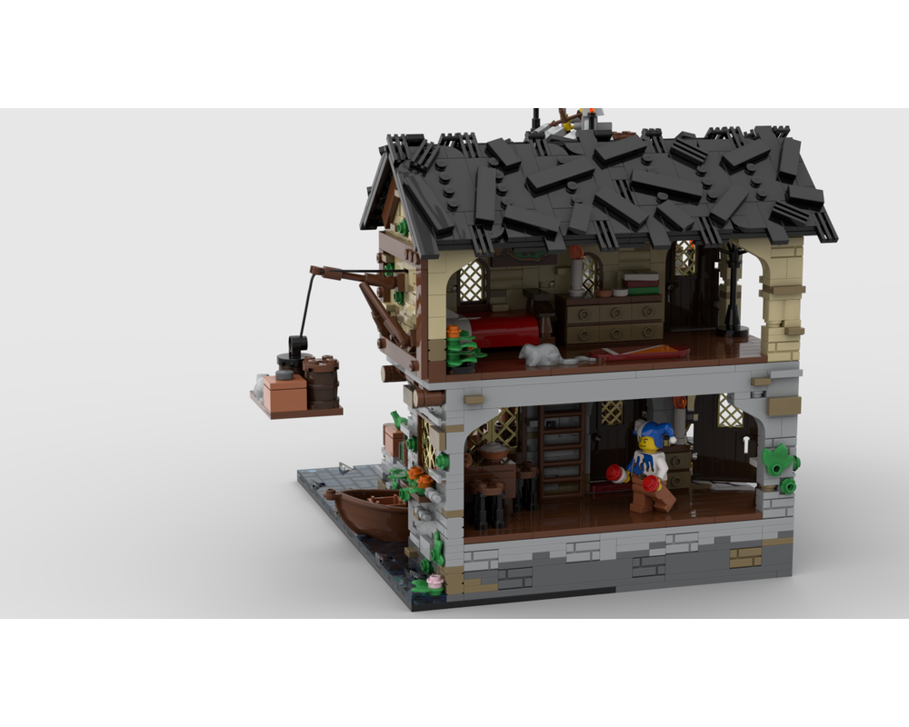 LEGO MOC Medieval Harbor by J.K. Brick | Rebrickable - Build with LEGO