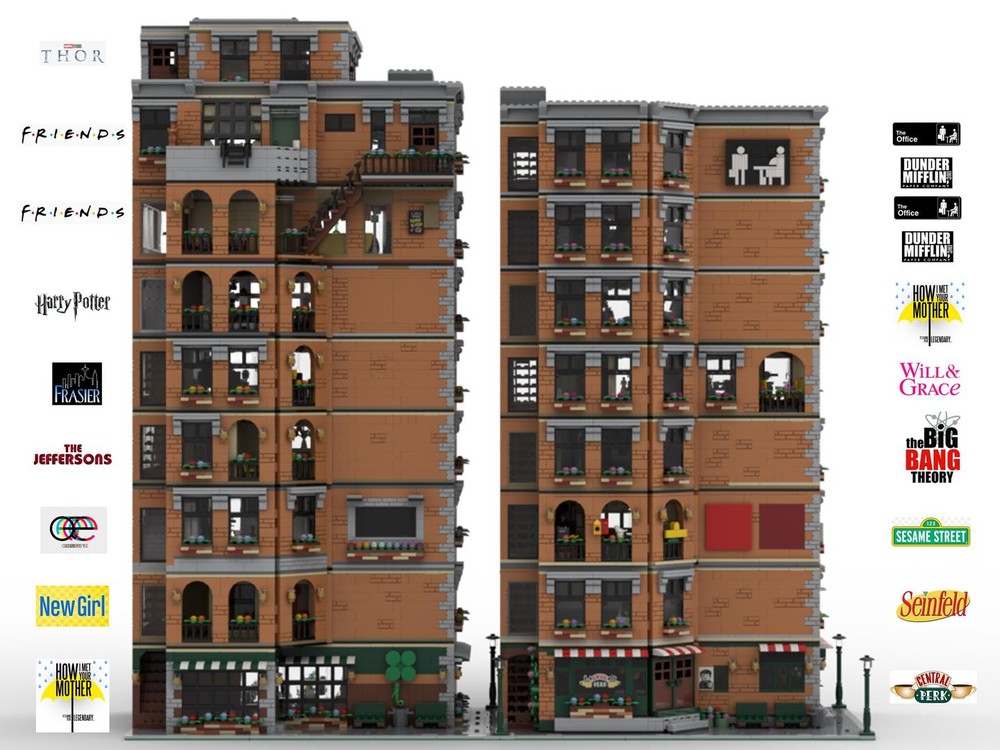 Lego Moc Sitcomplex The Office By Brick Artisan Rebrickable Build