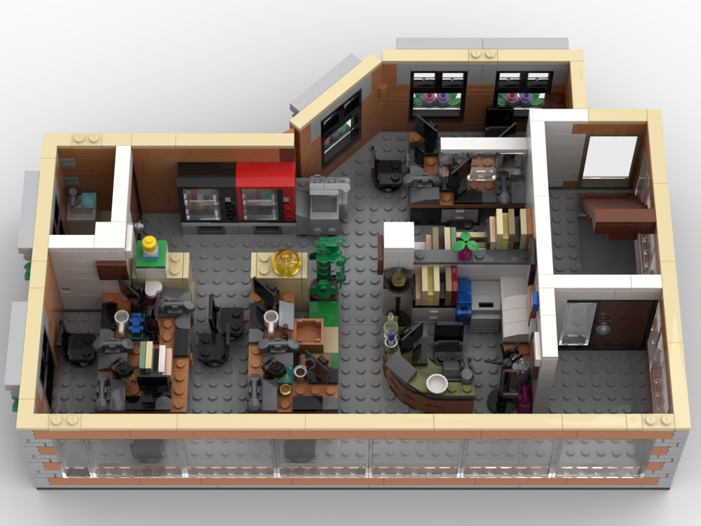 Lego Moc Sitcomplex The Office By Brick Artisan Rebrickable Build