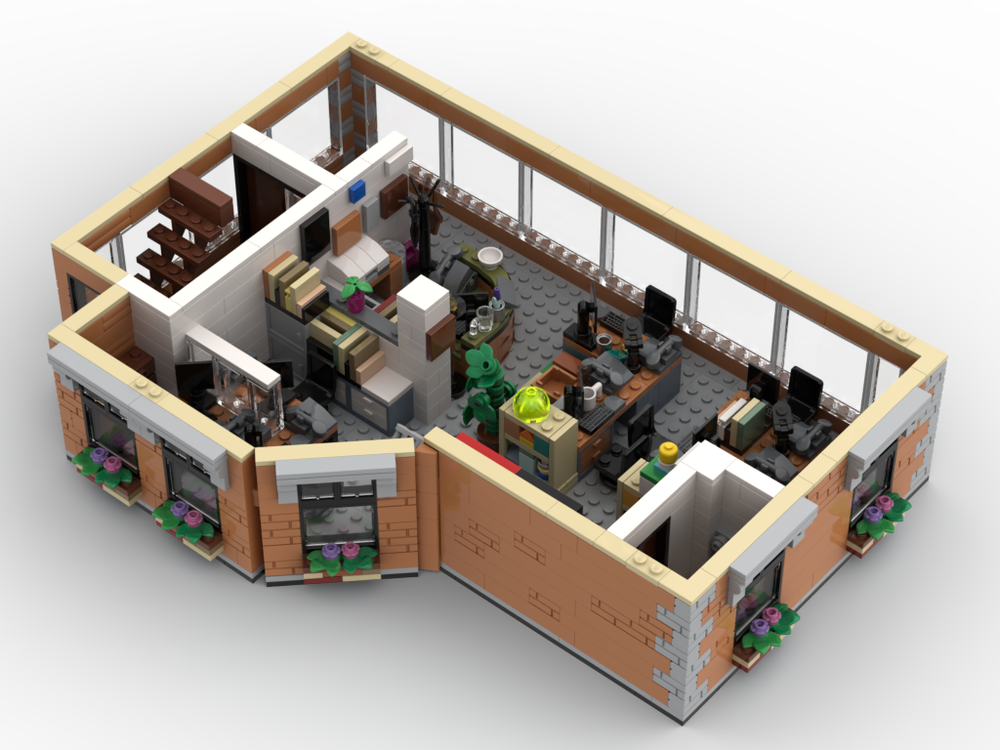 Lego Moc Sitcomplex The Office By Brick Artisan Rebrickable Build
