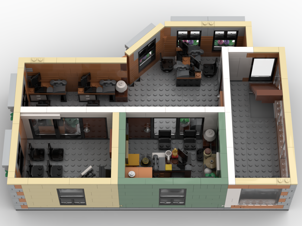 Lego Moc Sitcomplex The Office By Brick Artisan Rebrickable Build