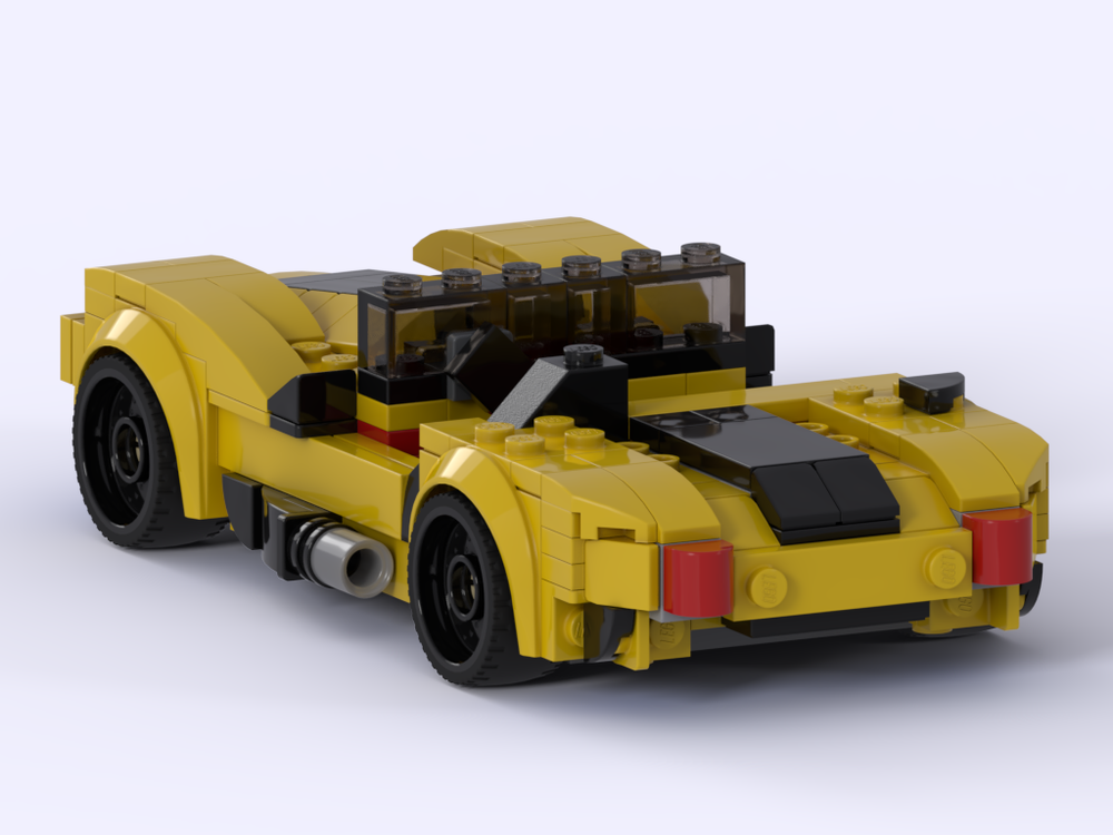Lego Moc Shelby Cobra By Agent Orange Rebrickable Build With Lego