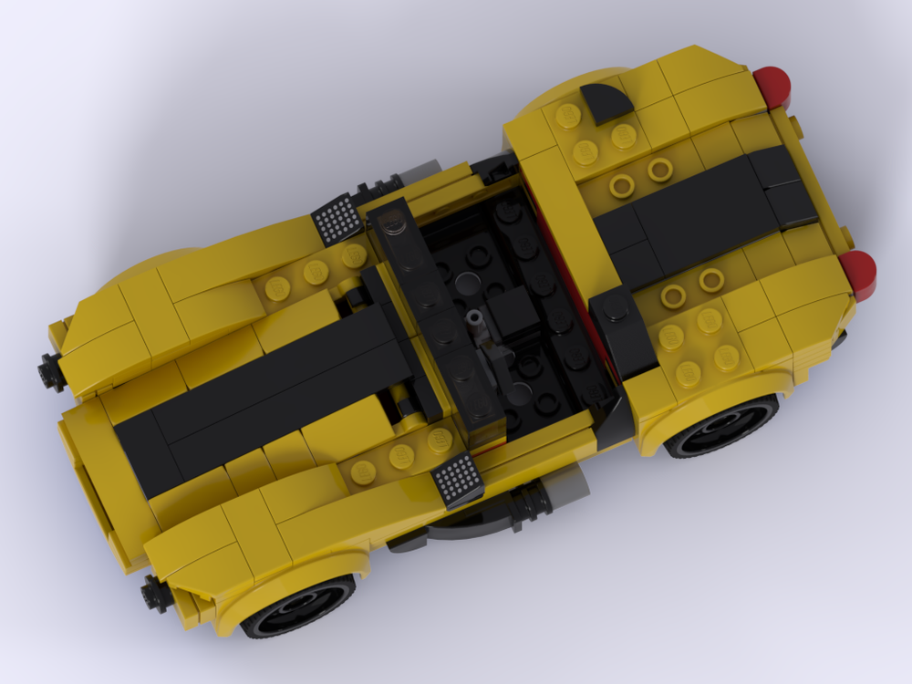 Lego Moc Shelby Cobra By Agent Orange Rebrickable Build With Lego