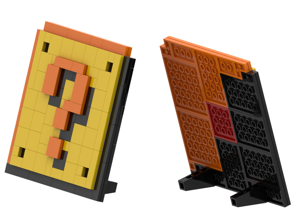 LEGO MOC Old school question block by Daddyniemi | Rebrickable - Build ...